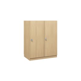 Niedriger Garderobenspind Bisley 'Pren' - 2 Abteile | BD24